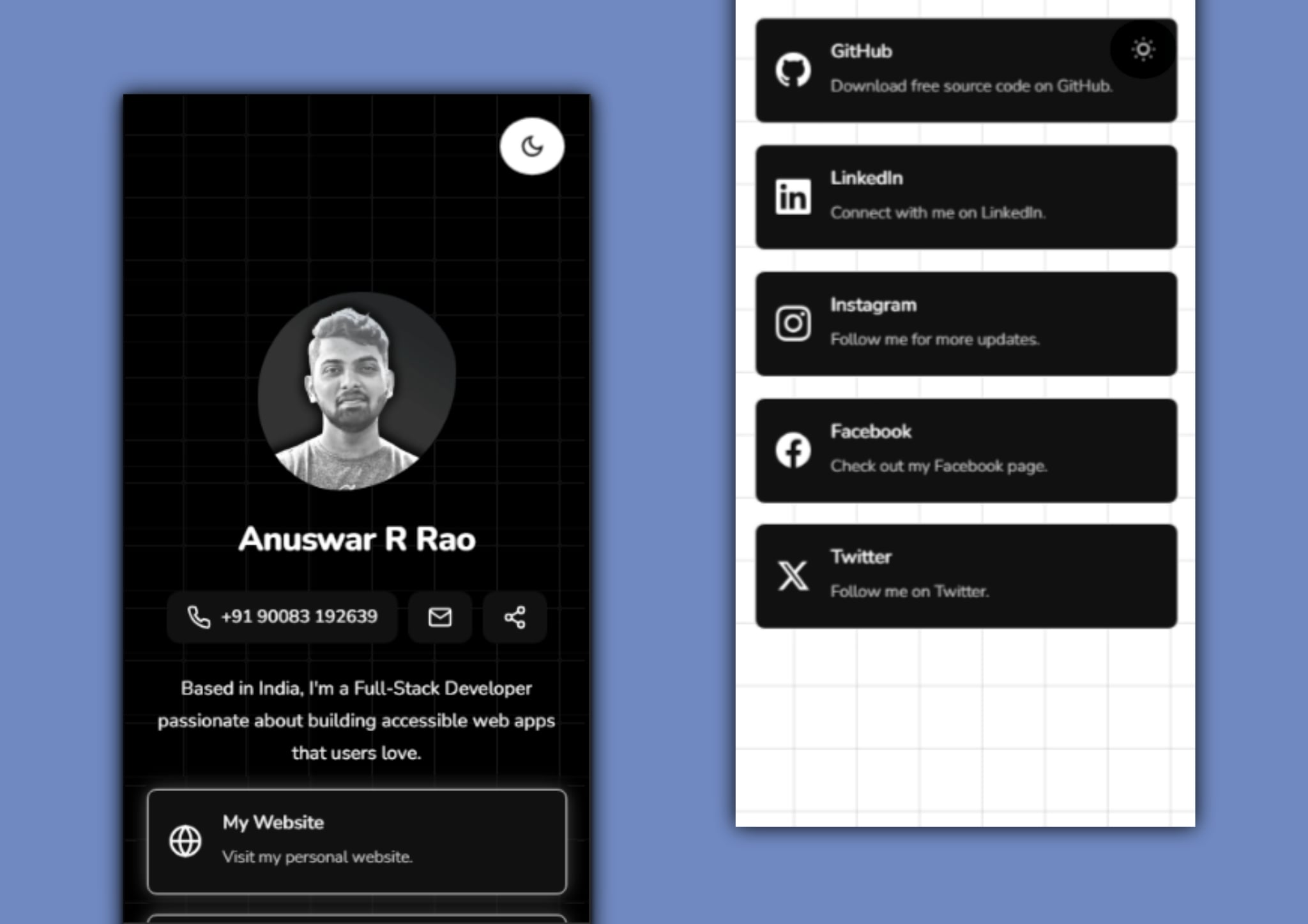 Anuswar R Rao – Full-Stack Developer | Portfolio